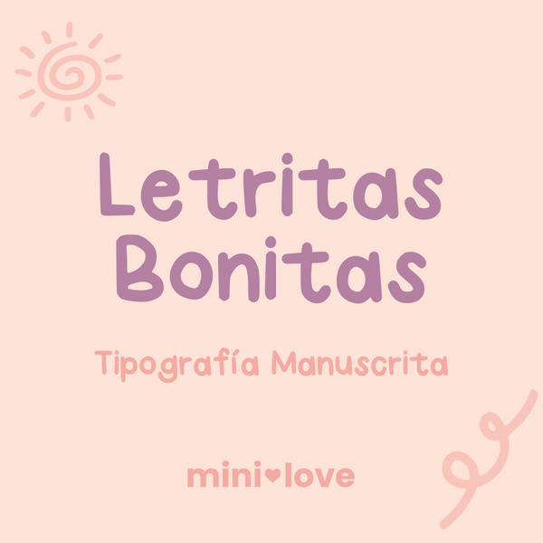 Tipografía Letritas Bonitas – Mini Love