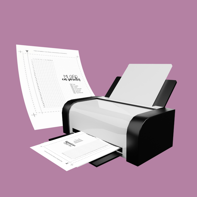 Mi año en pixeles - Plantilla para Bullet Journal – Mini Love